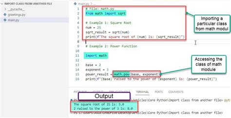 Import A Class From Another File In Python