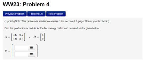 Solved Ww23 Problem 4 Previous Problem Problem List Next
