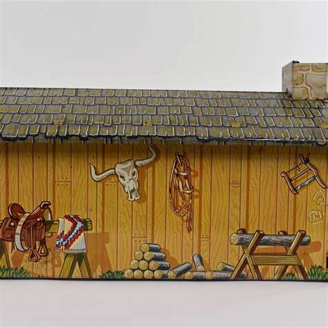 Marx Roy Rogers Double R Bar Ranch Tin Litho Bunk House