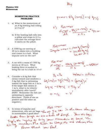 Impulse Physics Problems