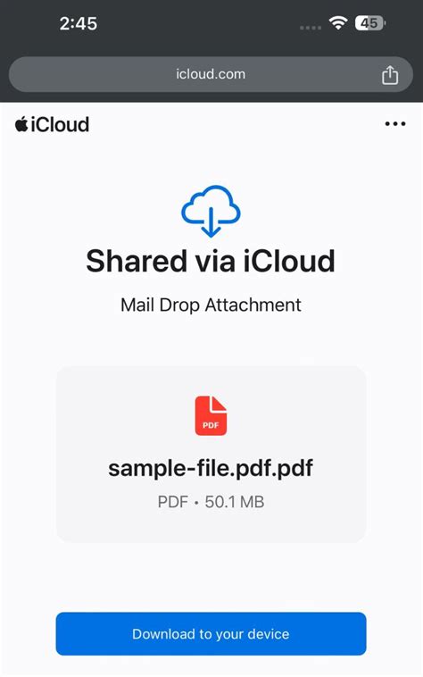 how to send large files using mail drop on iphone mac and pc