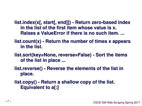 csce 590 web scraping lecture 2 ppt download