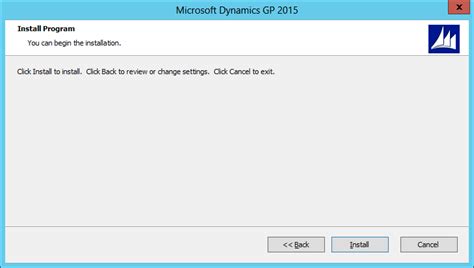 Hands On With Microsoft Dynamics Gp 2015 R2 Install The Client