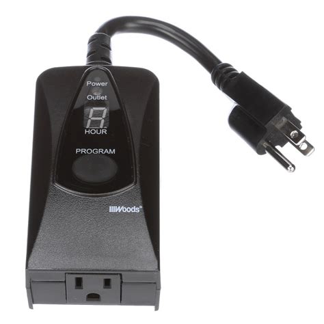 Woods Outdoor 24 Hour Digital Photocell Timer Instructions Outdoor