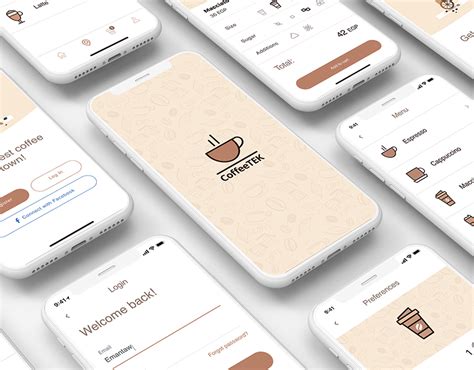 Mobile UI Design Coffee App Behance