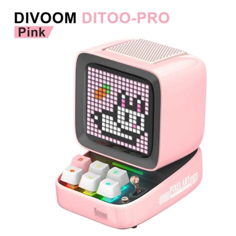 Divoom Ditoo Pro 블루투스 휴대용 스피커 도트 사운드 픽셀 Bx3042504 Jiktem