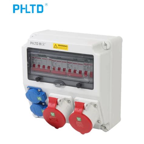 Ip67 32a 16a 5p Socket Distribution Electrical Junction Boxes Portable Power Distribution Box