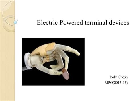 Electric Terminal Devices Pdf