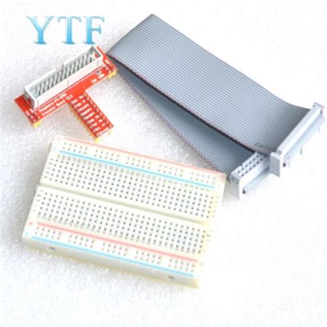 Extended Diy Kit Connector Premium 400 Hole Breadboard Gpio Adapter Plate For Raspberry Pi