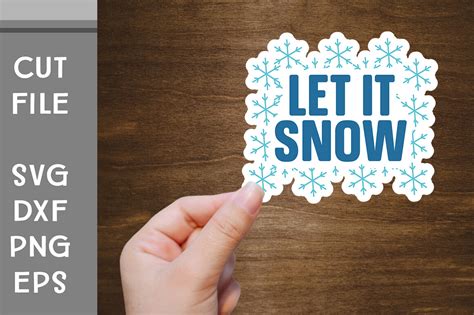 Winter Sticker Svg Cut File Graphic By Svgcraft · Creative Fabrica