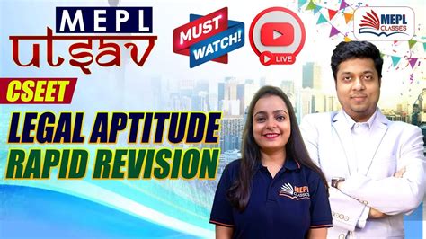 Mepl Utsav Cseet Legal Aptitude Rapid Revision Mepl Classes Divine 9