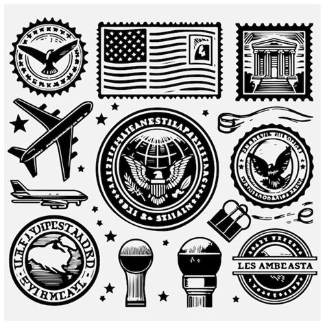 Stamp Set Vector Stamp Without Text Stock Illustration Premium Ai Generated Vector