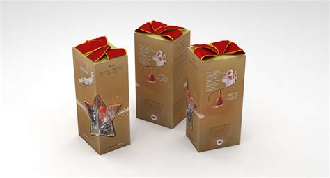 Lindt Lindor 크리스마스 모듬 초콜릿 볼 골드 박스 225g 3d 모델 20 Max Free3d