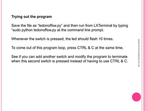 Raspberry Pi Using Python Pptx