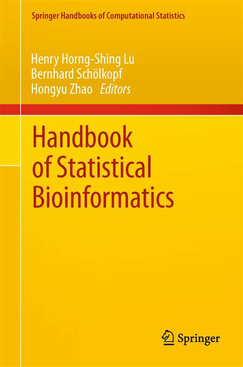 Handbook Of Statistical Bioinformatics Springer Handbooks Of Computational Statistics 2011 Lu