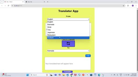 Reactjs Webdevelopment Apis Translationapp Frontenddevelopment