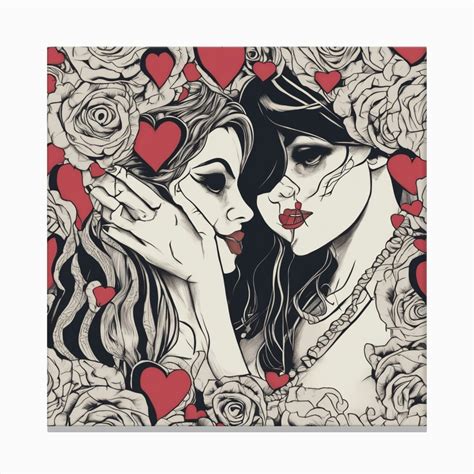 Sex And Roses Canvas Print By Pat4u Fy