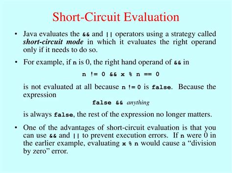 What Is Short Circuit Evaluation At Clayton Cooper Blog