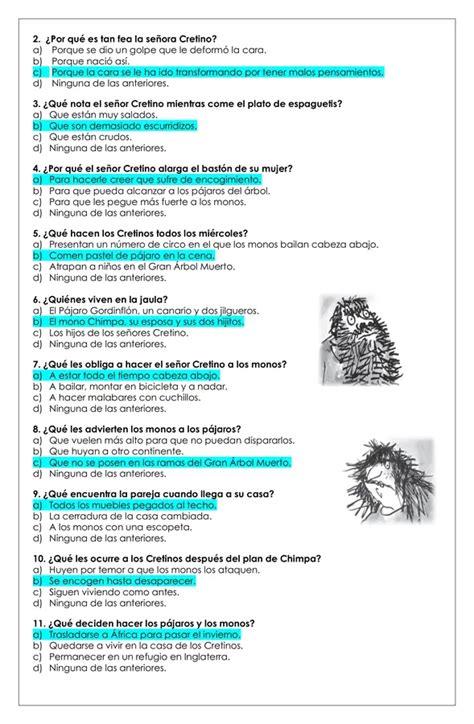 Prueba Lectura Los Cretinos Profesocial