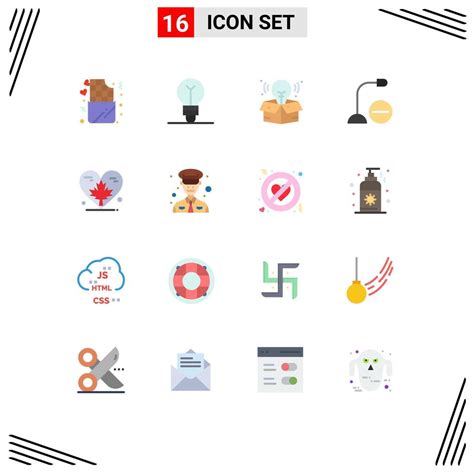 16 Universal Flat Colors Set For Web And Mobile Applications Love Microphone Creative Hardware