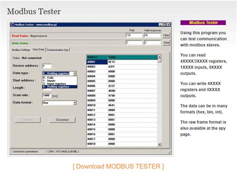 Hướng dẫn cài đặt và sử dụng cơ bản phần mềm MODBUS TESTER PNTECH CONTROLS