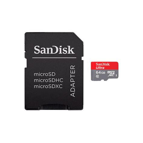 Купить карта памяти SDXC Micro SanDisk Ultra 64GB+ SD adapter в Москве ...