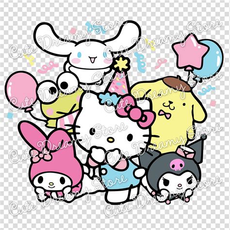 Hello Kitty And Friends Clip Art 5831665 Clipart Library