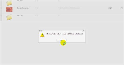 Experiencing Adobe Experience Manager Aem Cq Aem 6 Sp2 Classic Ui Restrict Moving Folder