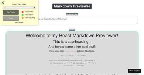 Freecodecamp Examples Codesandbox