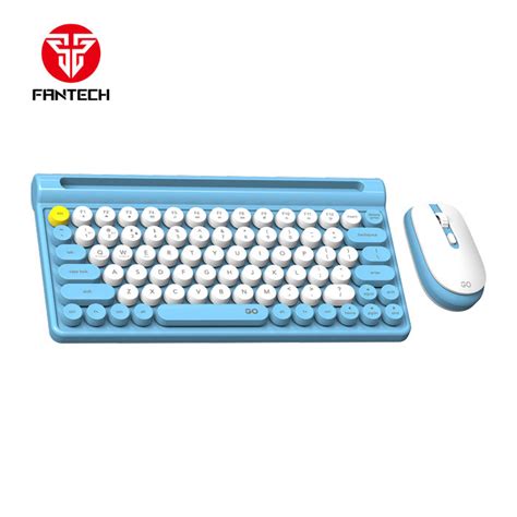 Jual Keyboard Fantech Go Combo Mouse Mochi 80 Wk897 Wireless Blue Shopee Indonesia