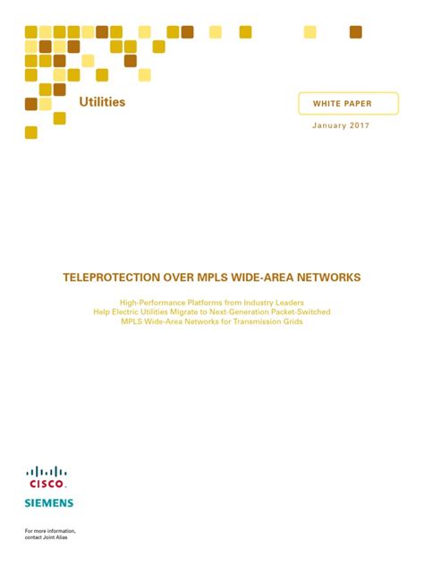 Siemens Utilities Teleprotection Over Mpls Wide Area Networks Pdf Multiprotocol Label