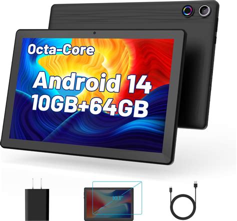 Pritom 10 Zoll Tablet Android 10 Tablets Mit 4gb Ram 64gb Rom 512gb Expand Quad Core Hd