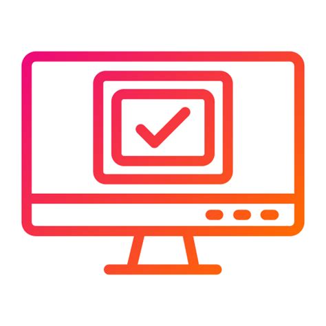 Checkbox Generic Gradient Outline Icon