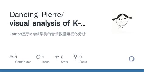 Github Dancing Pierrevisualanalysisofk Meansclusteringmusicdata Python基于k均值聚类的音乐数据可视化分析