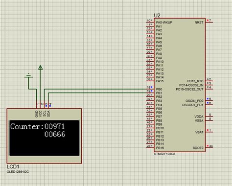Stm32用标准库做定时器定时1秒更新oled的计数值（proteus仿真）stm32 Oled如何实时刷新 Csdn博客