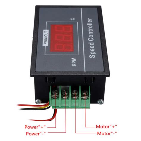 6 60V DC 30A PWM Speed Controller Adjustable Motor With Digital Display Star International