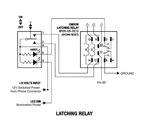 12v Latching Relay Wiring Diagram