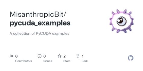Github Misanthropicbitpycudaexamples A Collection Of Pycuda Examples