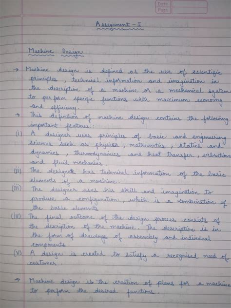 Machine Design Assignment Pdf