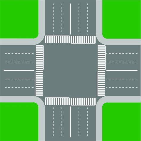 Use Case Intersection Composed Of 4 Arms With 3 Input And 3 Output Lanes Download Scientific