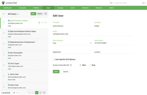 How To Configure Role Based Access Controls Rbac Unified Pam