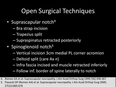 The Role Of Suprascapular Nerve Decompression Jeremy Granville