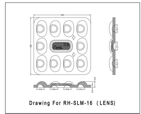 Smd Led Glass Lens Array 5050 Leds Compatibility 7070 Leds For Street Light Application