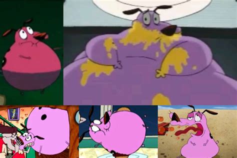 Courage Weight Gain Compilation By Fexbig On Deviantart