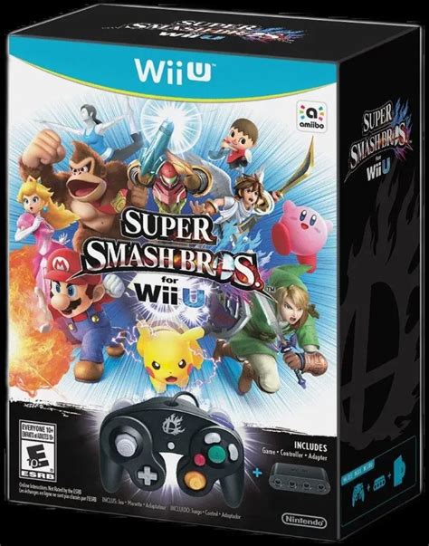 Nintendo Wii U Super Smash Bros Gamecube Controller Bundle