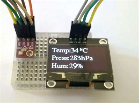 Room Weather Station Using Arduino And Bme280 Sensor Electronics Lab