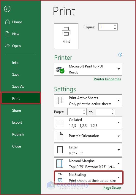 How To Make Excel Spreadsheet Bigger When Printing 7 Ways