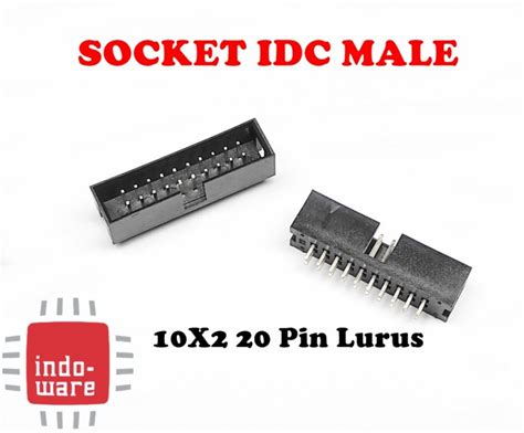 Jual Idc Box Header Box Header Cover Box Header 10 2 20pin 20 Pin Lurus Kota Semarang Indo
