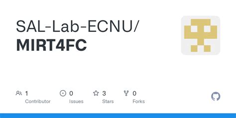 Github Sal Lab Ecnu Mirt Fc