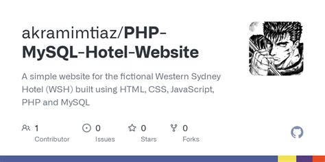 Github Akramimtiazphp Mysql Hotel Website A Simple Website For The Fictional Western Sydney